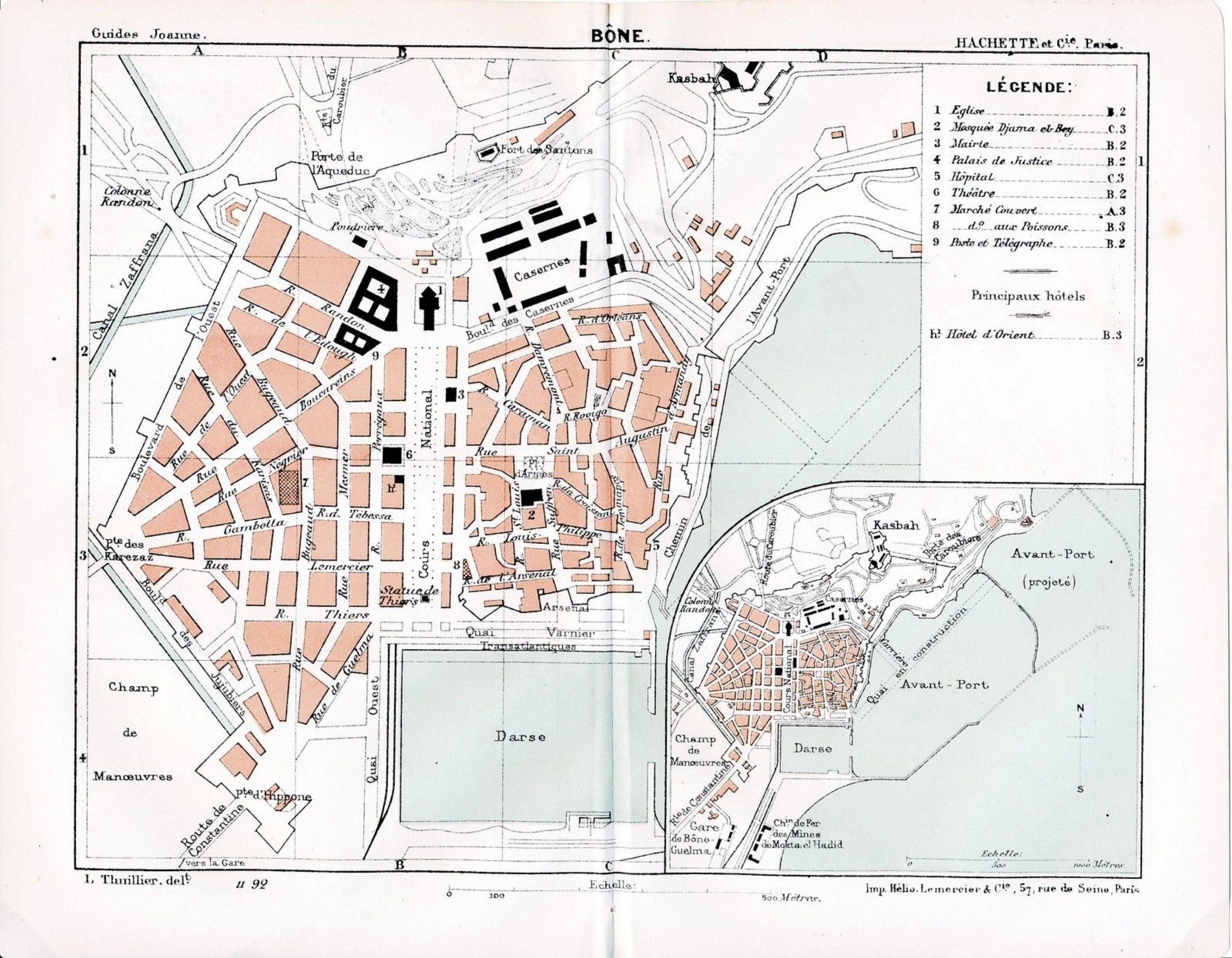 Plan de Bone en 1893